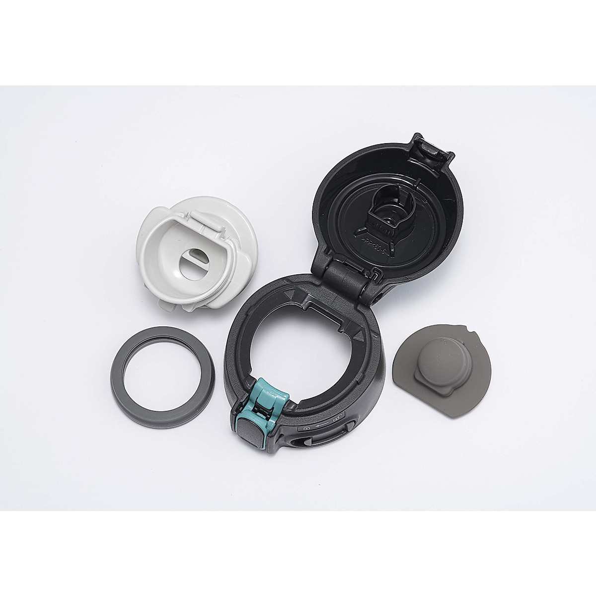 Zojirushi SM-QHE60GK, Flip-and-Go Stainless Mug, 20-Ounce, Teal