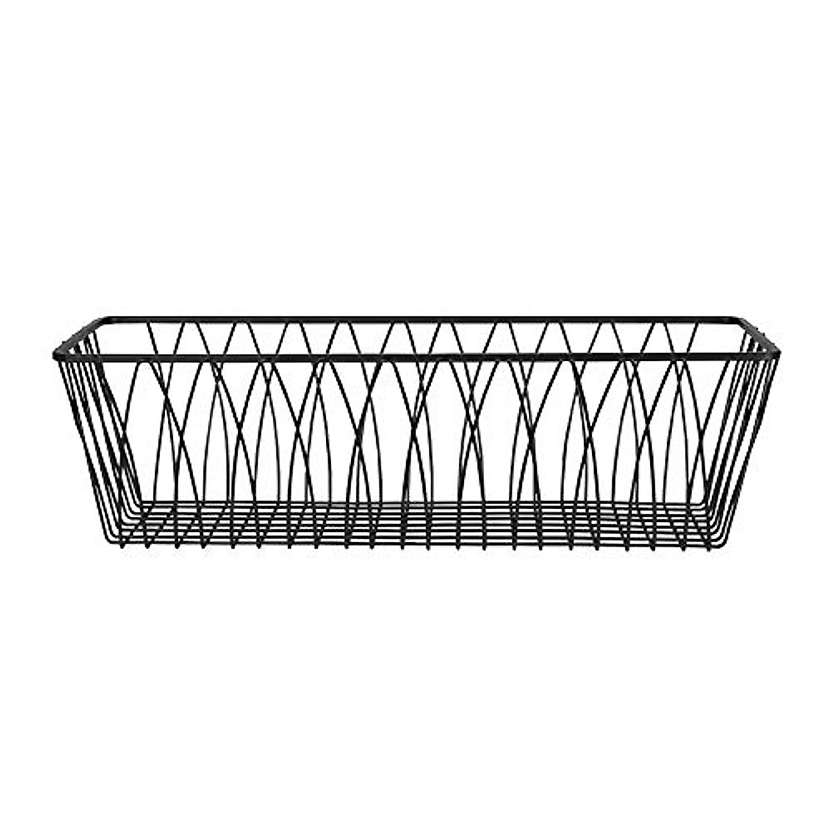 Spectrum Diversified Twist Tray Home Basket, Large Black