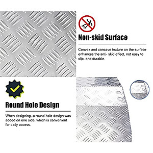 GUENZO Threshold Ramp, Threshold Transition Ramp for Home Steps Scooter, Heavy Duty Non Slip Wheelchair Ramp, Doorway Access Non Skid Ramps, Curved Bridging Ramps (Size : 6cm/2.5in Rise)