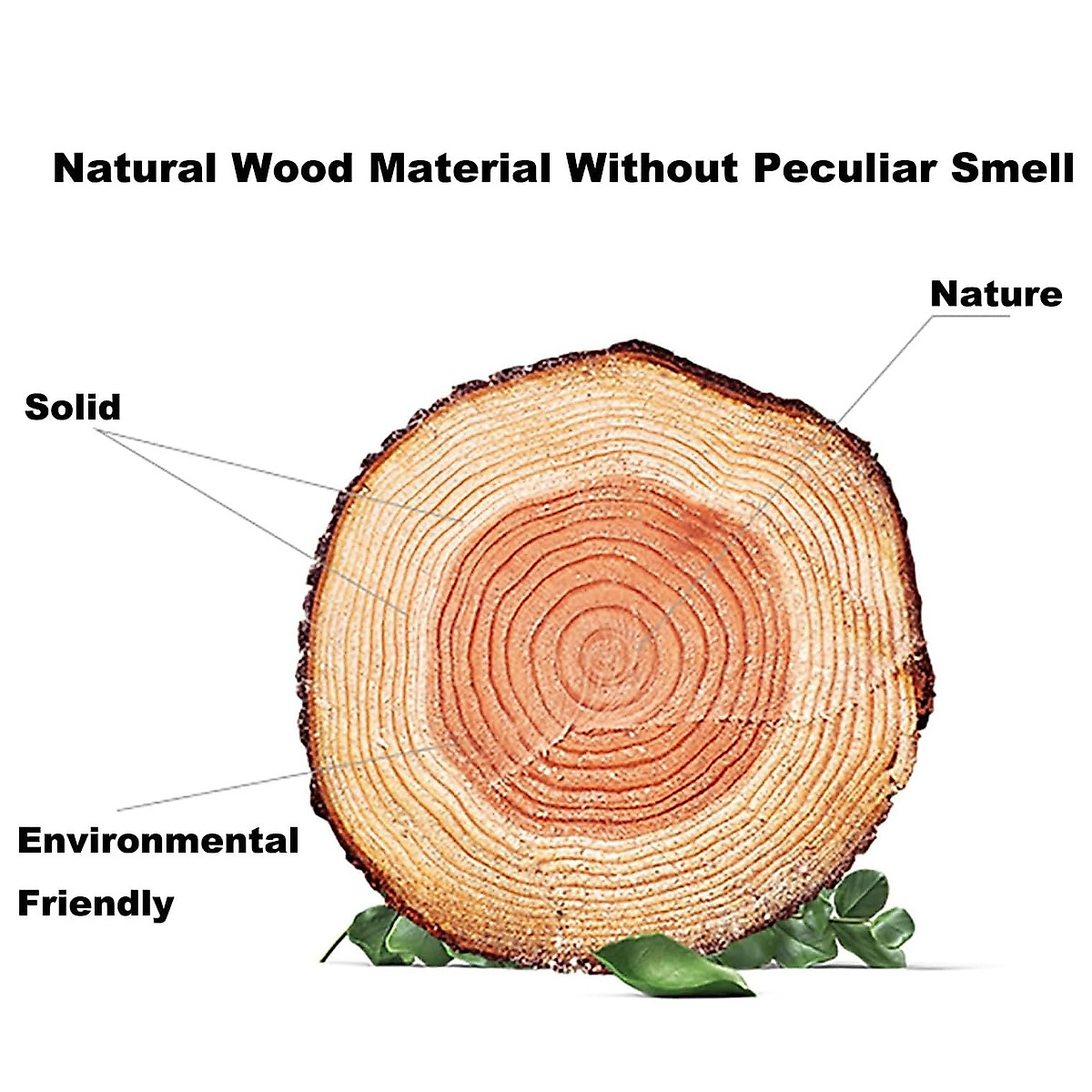 Tree Bench Wrap Around Outdoor Courtyard Bench Wooden Curved Benches Round Park Bench Outdoor Furniture,Solid Wood ​Slatted Seat Fan-Shaped Bench,Garden Tree Bench Backless Bench Patio