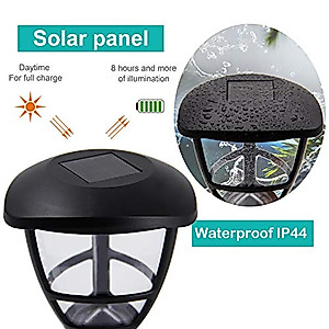 MAGGIFT 12 Pack Solar Powered Landscape Lights Outdoor Pathway Lights, Waterproof Solar Garden Lights for Lawn, Patio, Yard, Walkway, Deck, Driveway, Warm White