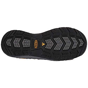 KEEN Utility Men's Atlanta 2 Cooler Plus Low Steel Toe Slip On Non Slip Work Shoes, Cascade Brown/Black, 9 Medium US