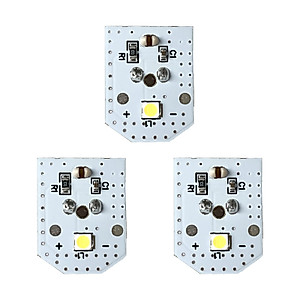 LASITAI 3PK WR55X11132 WR55X26487 WR55X30603 Refrigerator LED Light Bulb Fits for GE Replaces 3033142 AP5646375 PS4704284 EAP4704284