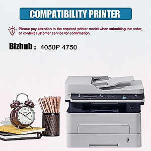 RIOMAN TNP44 Toner Cartridge Compatible with Chip Replacement for Konica Minolta High Yield Compatible for Konica Minolta Bizhub 4050P 4750 Toner Printers