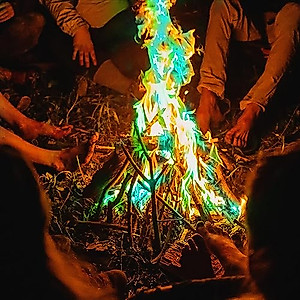 GOFIRE Colored Flames, Magical, Vibrant, Dancing Colors for Campfires, Firepits, Fireplaces or Bonfires | 25 Pack