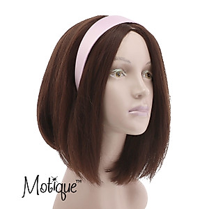 Motique Accessories Girls 2 inch Satin Headband (Light Pink)