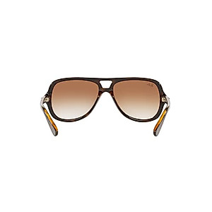 Ray-Ban Sunglasses Tortoise Frame, Brown Lenses, 59MM