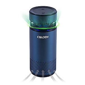 CALODY Car Air Purifier, Updated Mini Air Purifier Battery Powered, Air Purifiers for Bedroom Home with H13 True HEPA Filter for Allergies, HEPA Air Purifier for Car Traveling Bedroom Office