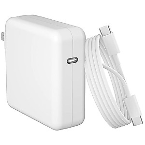 Mac Book Pro Charger - 96W USB C Charger Fast Charger for USB C Port MacBook pro & MacBook Air, ipad Pro, M1 M2 Laptop Power Adapter, 6.6ft USB C to USB C Charge Cable