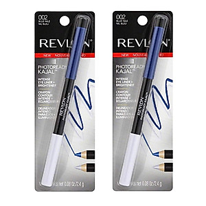 Pack of 2 Revlon Photoready Kajal Intense Eyeliner + Brightener, 002 Blue Nile