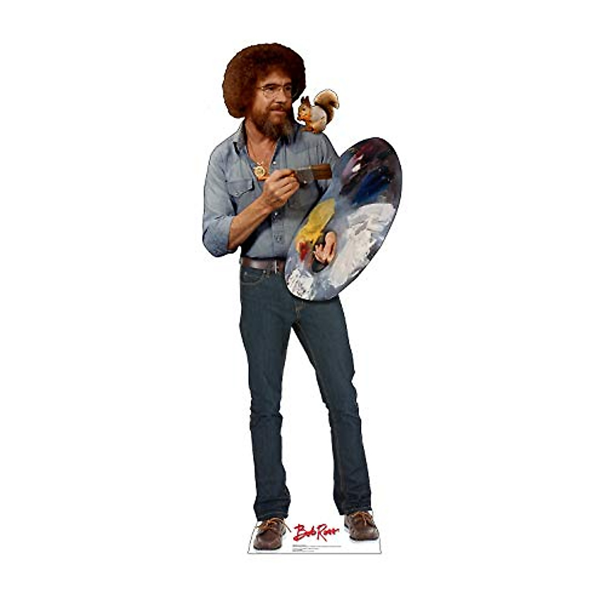 Advanced Graphics Bob Ross & Friend Life Size Cardboard Cutout Standup