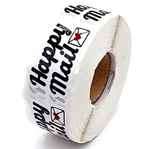 Muminglong Thank You Sticker, Small Business, 500 PCS (Happy Mail with)