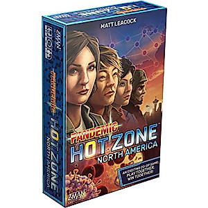 Pandemic Hot Zone: North America Board Game - Unite to Save The Continent! Cooperative Strategy Game for Kids and Adults, Ages 8+, 2-4 Players, 30 Minute Playtime, Made by Z-Man Games