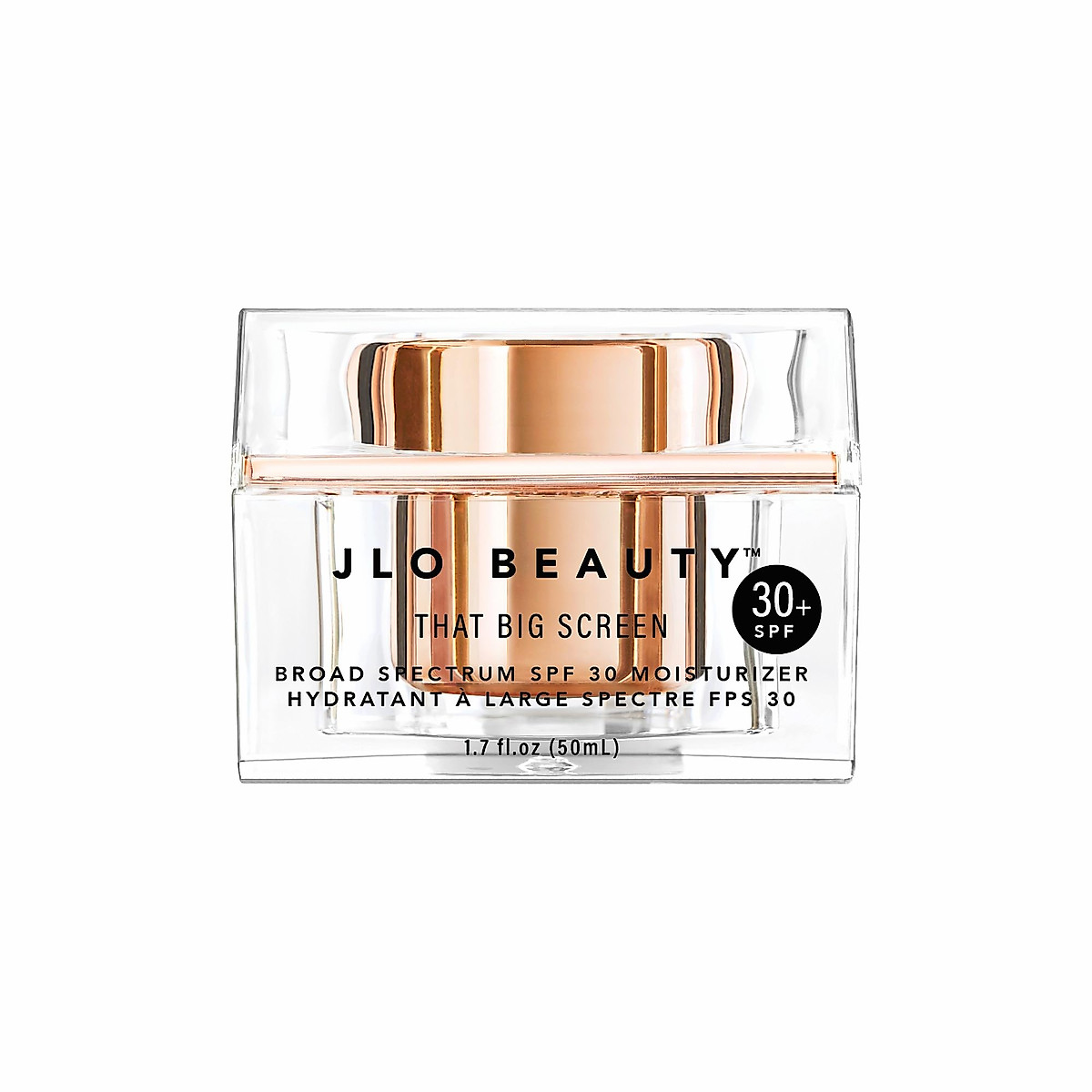 JLO BEAUTY That Big Screen Broad Spectrum SPF 30 Moisturizer | Hydrates, Protects, Luminizes, Soothes For Smooth, Dewy & Glowing Skin | 1.7 Fl Oz