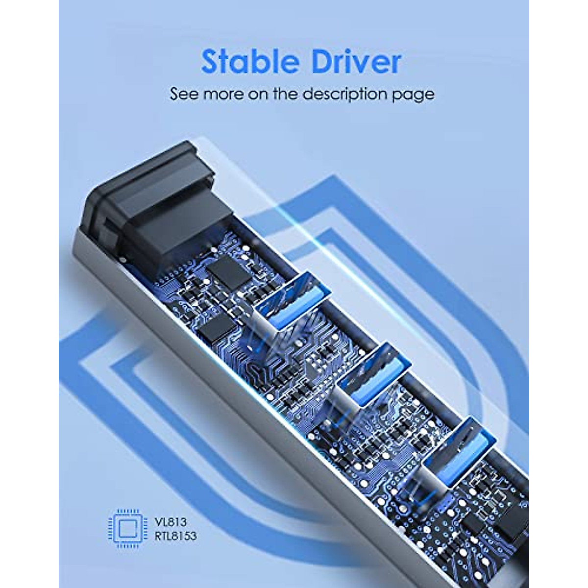 LENTION USB C Hub Ethernet Adapter, 3 USB 3.0 Ports, RJ45 Network Connector for 2023-2016 MacBook Pro, New Mac Air/iPad Pro, Chromebook, More, Stable Driver Certified (CB-C23s, Space Gray)