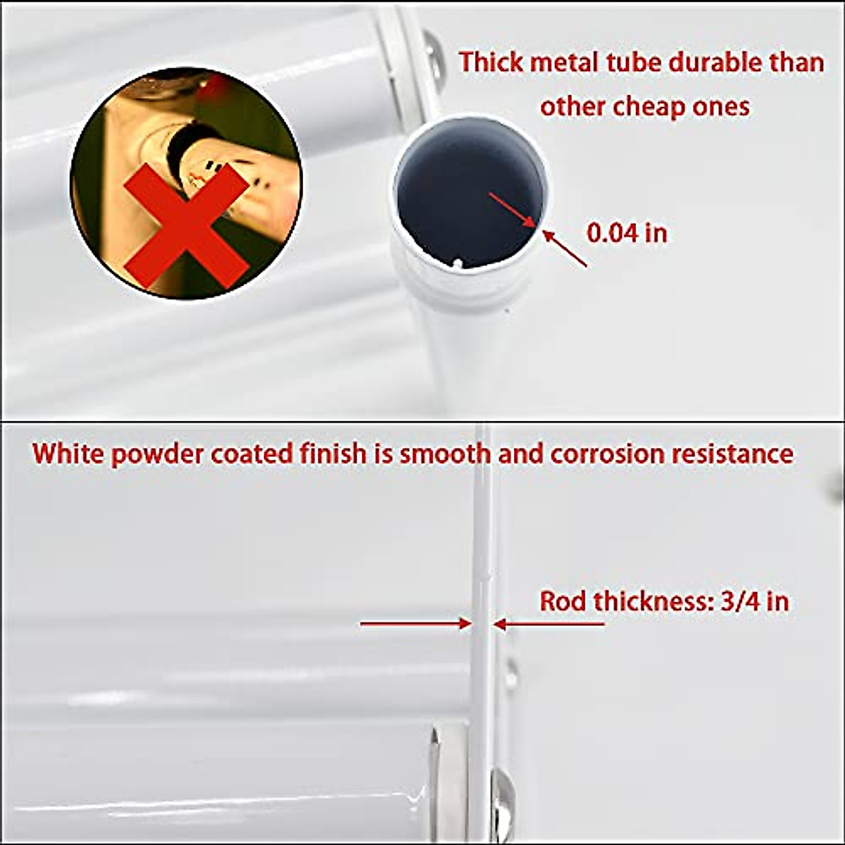 N-A MINGMING.NING Shoe Rack Shelf Expandable Stackable 3-Tiers Simple Shoe Storage Organizer Small White For Bedrooms/Doorways/Entryway - 1Set