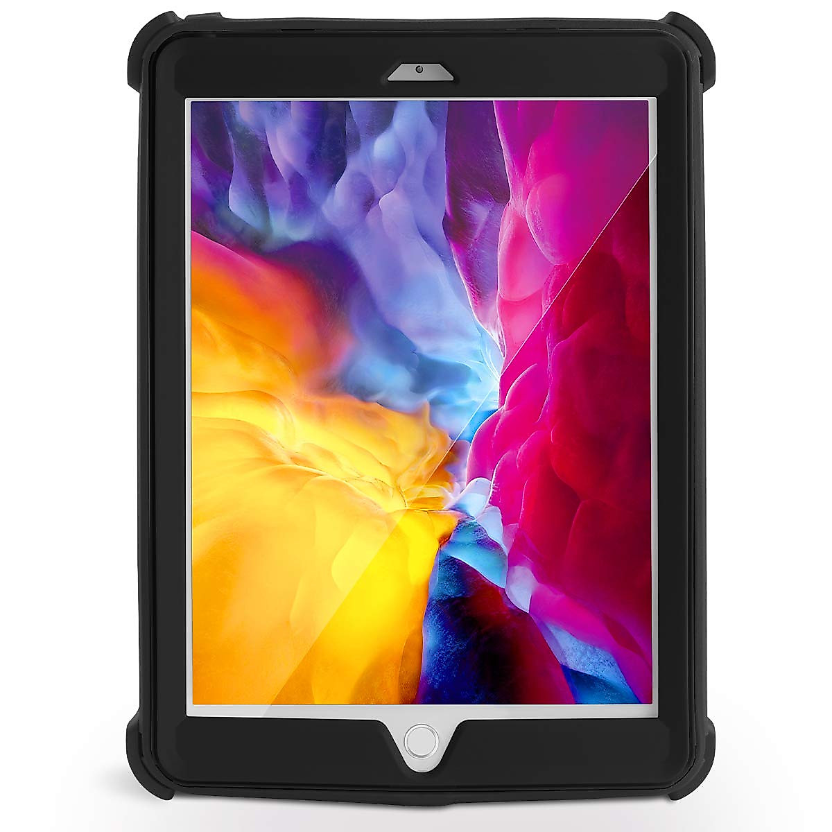 AICase iPad 9.7 Case 2018 iPad 6th Generation Case/2017 iPad 5th Generation Case,Heavy Duty Waterproof Shockproof Triple Layer Defense with Stylus for iPad 9.7 5th/6th Generation (Black)