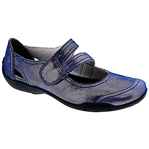 Ros Hommerson Chelsea 62005 Women's Casual Shoe: Blue/Iridescent 8.5 X-Narrow (4A) Adjustable