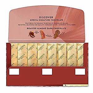 Godiva Chocolatier Signature Roasted Almond Dark Chocolate, 12-Ct. (8 pc. each)