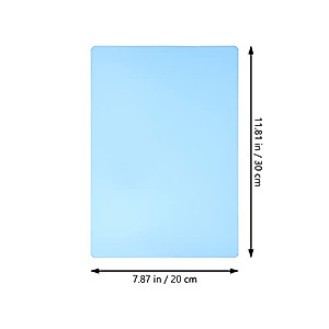 Clay Tools Home Tools 16Pcs Plastic A4 Writing Pads Translucent Test Paper Writing Boards Students A4 Writing Exam Mats for Home Offices (Mixed Color) Cutting Board Pottery Tools