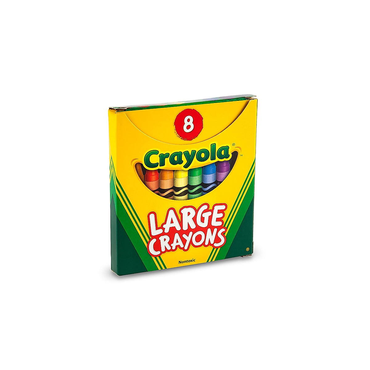 Crayola Large Crayons - Assorted (8 Count), Giant Crayons for Kids & Toddlers, Ages 2+