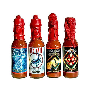 Hot Sauce Gift Set Ghost Pepper Sauce Scorpion Wax Sealed Hottest Collection