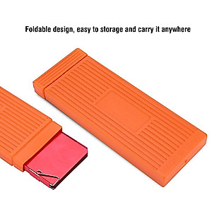 Camping Stove Windscreen - 8 Plates Lightweight Folding Outdoor Windshield for Camping Backpacking(Red) Outdoor Catering