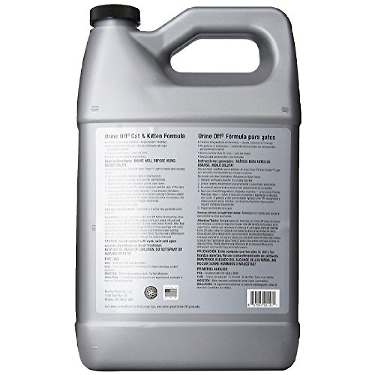 Urine Off Kitten & Cat Pet Stain Remover | Fresh Scent Carpet Cleaner | Bio Enzymatic Stain & Urine Odor Eliminator | Pet Safe Cleaner | 1 gal.