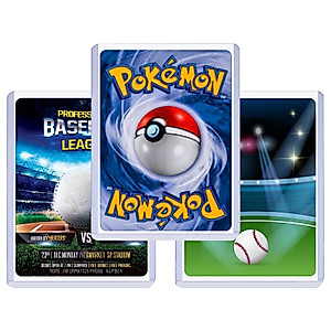 AmourPeng 125 ct Top loaders Cards Sleeves for Trading Cards, 125 Toploader and 200 Penny Sleeves Card Protectors Fit for Baseball, Sports Cards, MTG, YUGIOH Cards