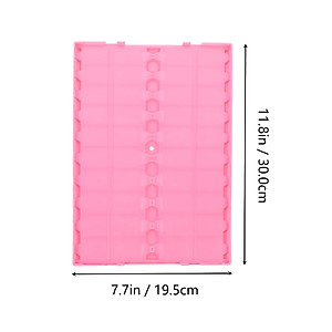 MUCKLILY 4pcs Slide Storage Solution for Microscope - 20 Slide Capacity Tray - Microscope Slide Holder and Box Essential for Science Projects and Basic Biology Education