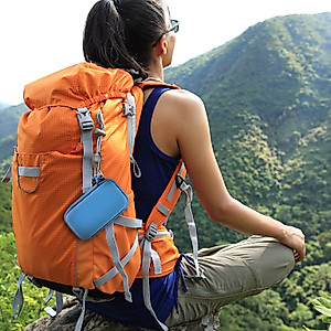 MP3 & MP4 Player Case for SOULCKER/G.G.Martinsen/Grtdhx/iPod Nano/Sandisk Music Player/Sony NW-A45 and Other Music Players with Bluetooth. Fit for Earbuds, USB Cable, Memory Card - Blue