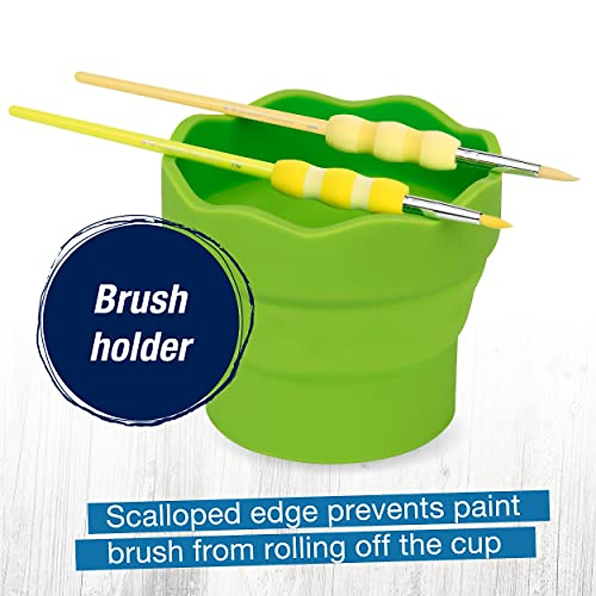 Faber-Castell Collapsible Water Cup - Reusable Water Cup for Mixed Media and Painting