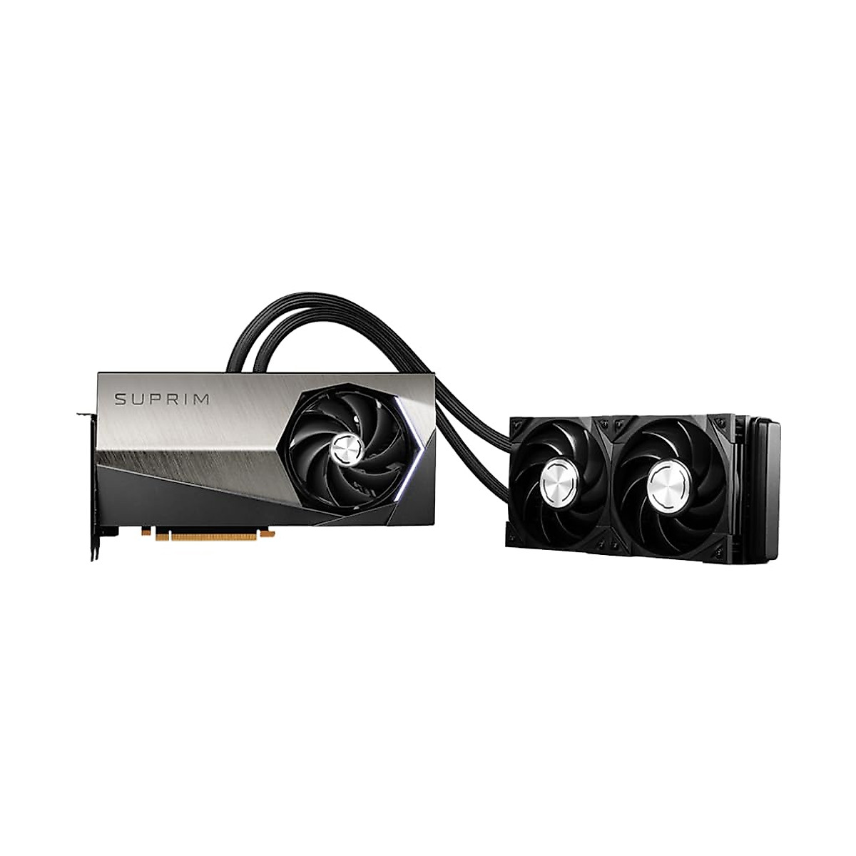 MSI SUPRIM Liquid X GeForce RTX 4090 Liquid Cool Graphics Card (PCIe 4.0, 24GB 384Bit GDRR6X, HDMI 2.1a, DP 1.4a, TORX Fan 5.0), w/Anti-Sag RGB Holder, HDMI 2.1 Cable