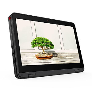 Lenovo 2023 Convertible 2-in-1 Lightweight Chromebook, 11” HD IPS Touchscreen, Intel Processor Up to 2.60GHz, 4GB Ram, 32GB SSD, Super-Fast WiFi, Chrome OS, Dale Black (Renewed)