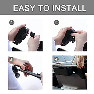 FITALLUS Fit Tesla Model 3 Model Y Phone Mount Holder Screen Phone Holder Silicone Without Noise Tesla Model 3 Model Y Accessories with Silicone Sunglasses Organizer