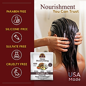 OKAY COCONUT OIL DEEP MOISTURIZING LEAVE IN CONDITIONER 1.25oz / 37ml