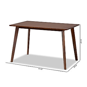 Baxton Studio Dining Tables, Walnut