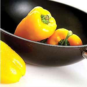 Happycall 5 Layer Diamond Nonstick Pan and Wok 3-piece Set, 11inch, PFOA-Free, Cookware Set, Dark Brown