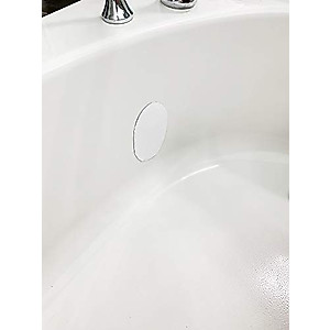 A.A Stick N Repair Cracked Bathtub, Pool Liner, Roof, Skylight, Vinyl Skirting, Siding Repair Kit (White)