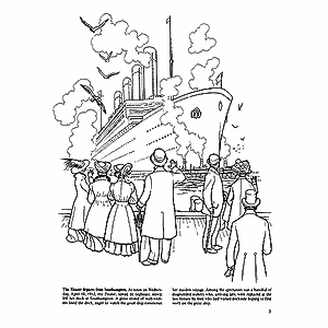 The Titanic Coloring Book (Dover World History Coloring Books)
