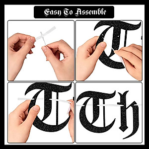 Sursurprise Gothic Bachelorette Party Decorations, The Bach Parade Banner, Old English Emo Bridal Shower Engagement Wedding Bahelor Party Supplies