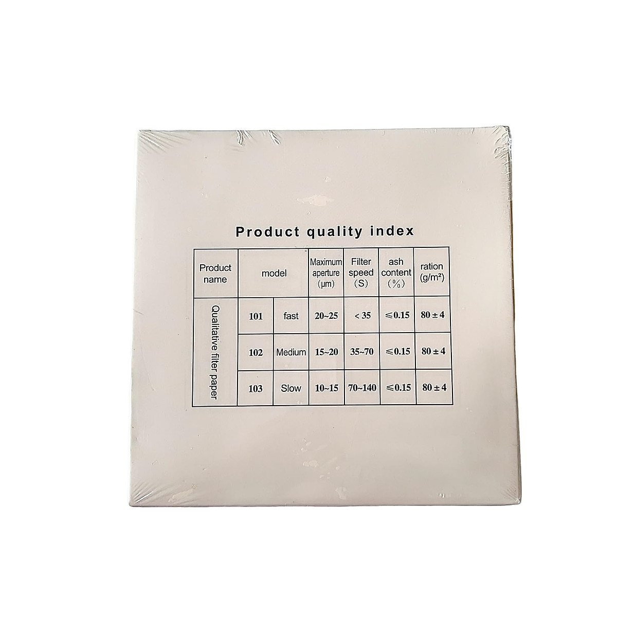 Deschem 15cm 10-15μm Qualitative Filter Paper OD=150mm Slow Speed 100 Pcs/Lot