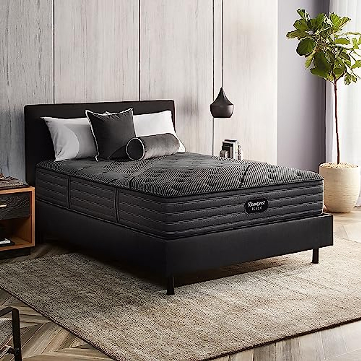 Beautyrest Black L-Class 13.5” Medium Cal King Mattress, Cooling Technology, Supportive, CertiPUR-US, 100-Night Sleep Trial, 10-Year Limited Warranty