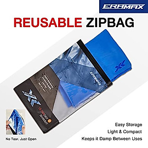 Eramax Super Value 4 Pack Professional Shammy Towel for Car (2XL and 2 Mini Chamois Cloth for Car Drying) Super Absorbent Car Drying Towel, Car Chamois and Boat Towel