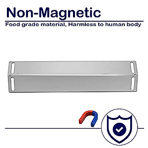 YOUFIRE Gas Grill Heat Shield Plate Stainless Steel BBQ Repair Parts Replacement for BBQ Grillware, Uniflame, Charbroil,Grill Chef, Heat Tent Burner Cover, Vaporizor Bar, Flavorizer Bar(4-Pack)