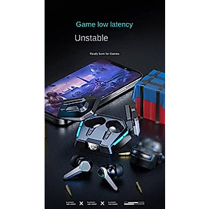 AYSEONVI Bluetooth Wireless Earbuds,Professional Design,Deep Bass Loud,Sound Clear, Call Noise Cancelling with 4 Microphones in-Ear in-Ear Bluetooth Headphones Gray Compatible for iPhone Android