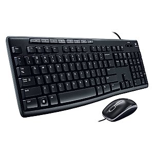 Logitech Media Combo MK200 Full-Size Keyboard and High-Definition Optical Mouse (920-002714)