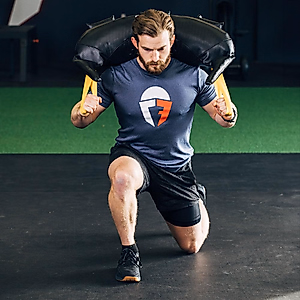 Titan Fitness 50 LB Functional Training Swing Bag, PU Material Bulgarian Power Sand Bag, Multiple Grips for Squats, Lunges, Throws, and More