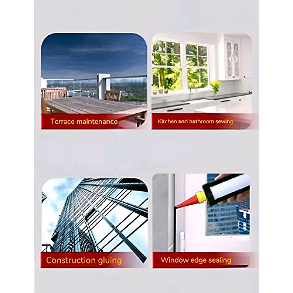 22-Piece Caulking Tips Set, Easy Caulking Finisher Set, Caulking Tools for Kitchen Bathroom Doors and Windows