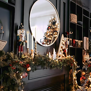 3D Black Wick Led Battery Operated Flameless Taper Candles Light with Remote Timer, Electric Fake Window Candle Flickering Like Real Wax, Flameless Ivory Candle Stick for Christmas/Home/Wedding